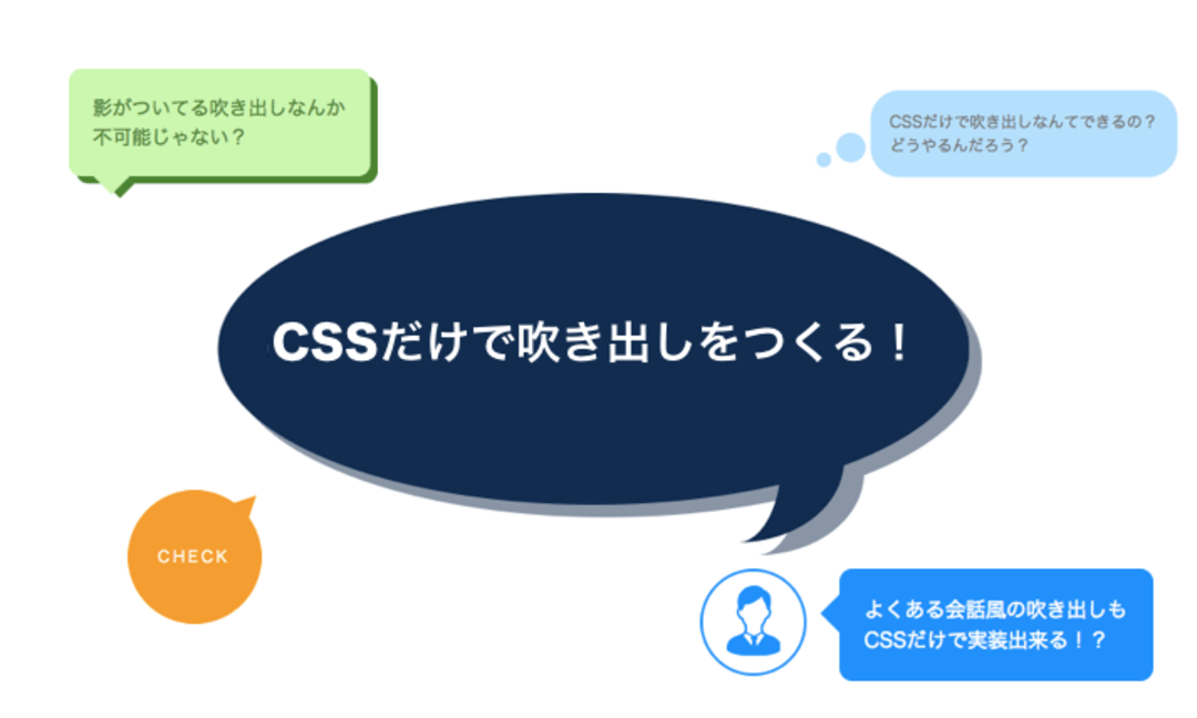 CSSだけで吹き出しをつくる！デザインサンプル26個 | CodeCampus